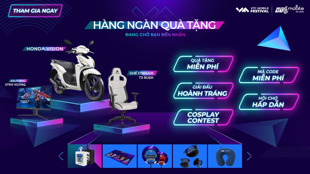 VTC MOBILE TỔ CHỨC SỰ KIỆN LỚN NHẤT TRONG NĂM CHO CỘNG ĐỒNG GAME THỦ VIỆT
