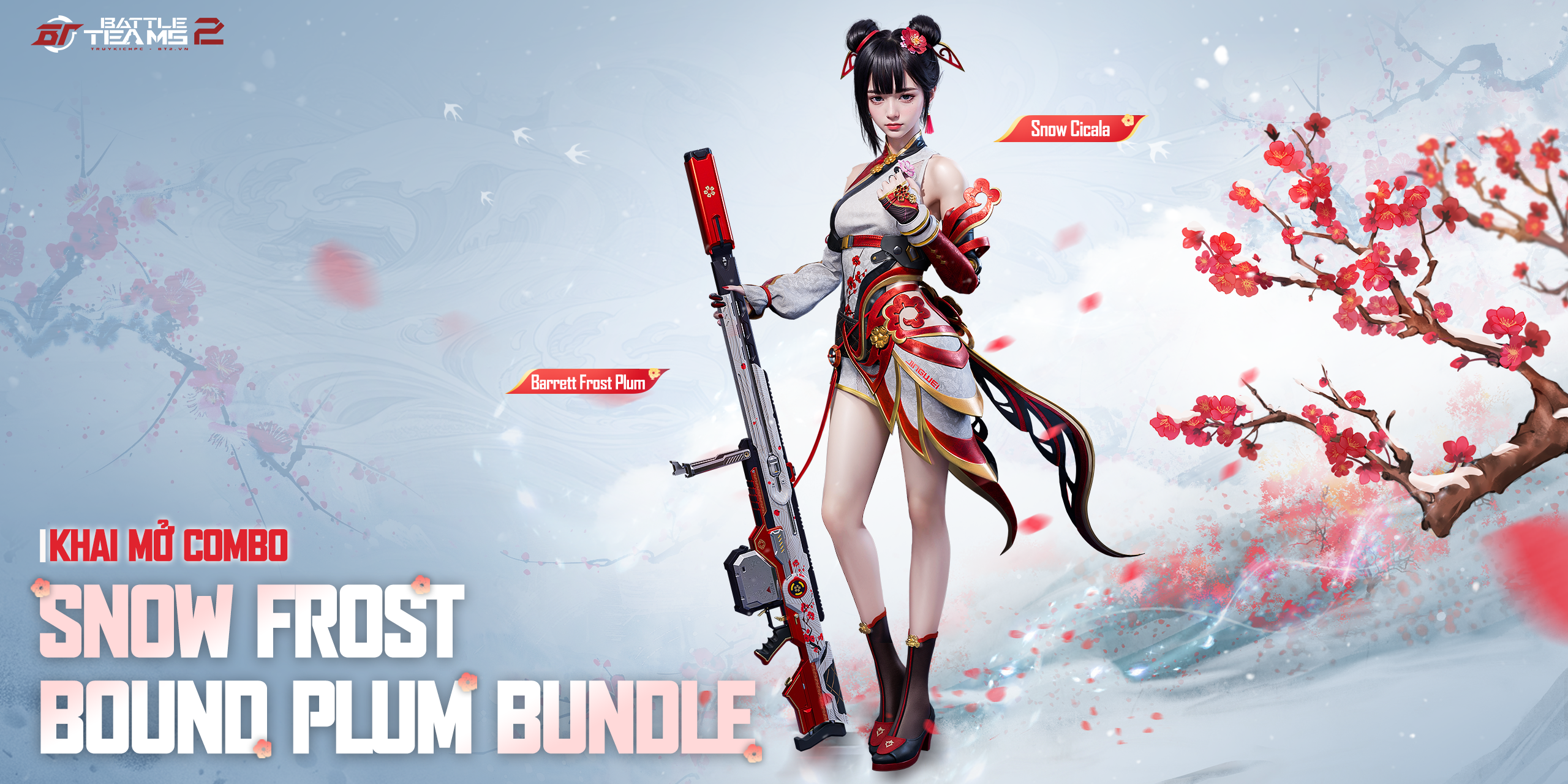 Mở bán Combo Snow Frost Bound Plum Bundle cùng Skin nhân vật Jingwei ...