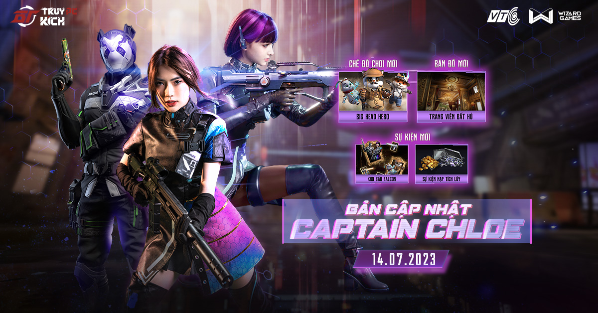 TỔNG QUAN BẢN CẬP NHẬT NGÀY 14/7 CAPTAIN CHLOE: RA MẮT NHÂN VẬT, VŨ KHÍ ...