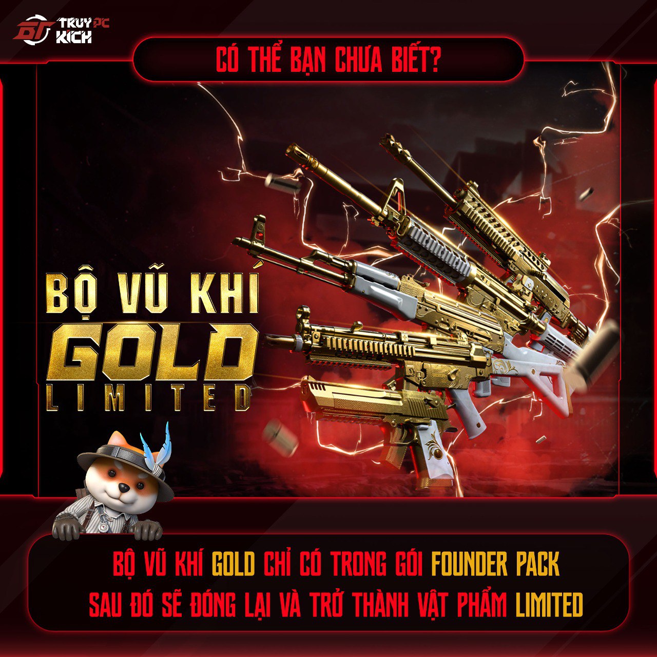 Mở bán gói Founder's Pack: Bao gồm gói VIP, gói SVIP và gói LEGENDARY ...